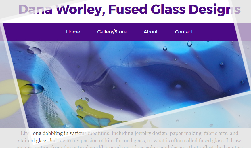 Web Site Basics for the Fused Glass Artist