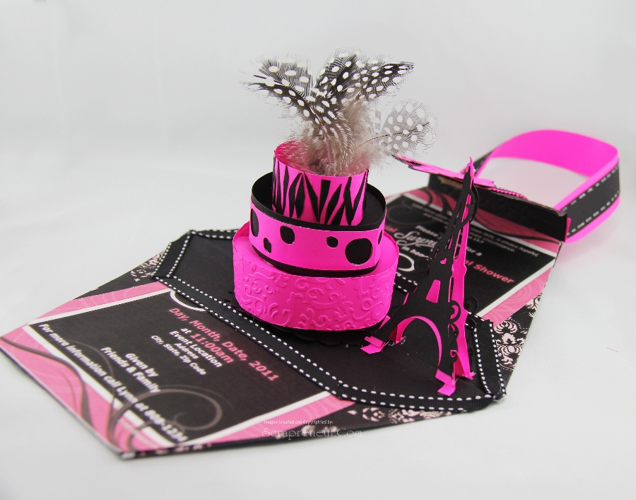 Jinky's Crafts & Designs: Pop-Up Purse Invitation