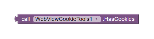 How to clear Web Viewer cookies in App Inventor