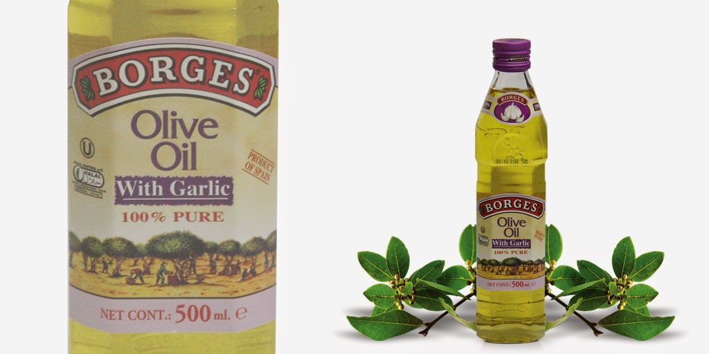BorgesIndonesia: Borges Olive Oil with Garlic 500ml