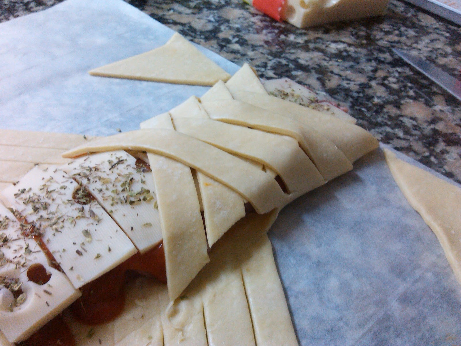 La pissarreta setmanal: Trena de pasta de full farcida