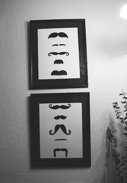 ElieRey: DIY: $4.00 Mustache Framed Art