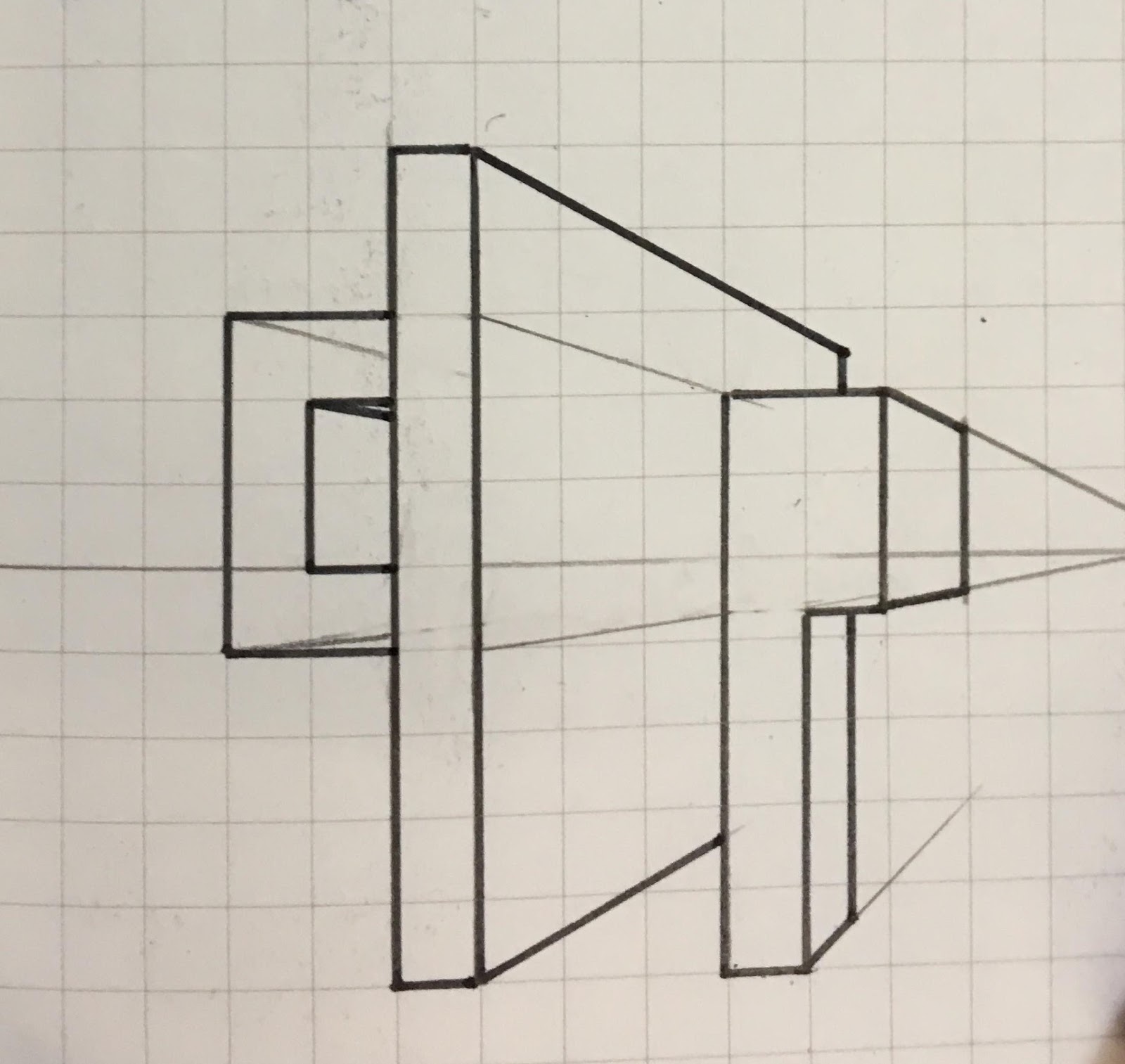 ARCH1101 - Architectural Design Studio 1: One-Point Perspective