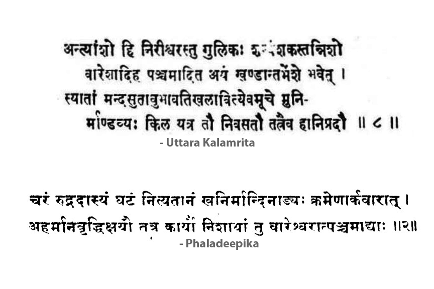 Hindu Astrology: Parashara: Upagrahas and Ashtakavarga