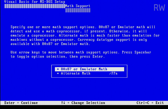 Programando no Visual Basic 1.0 para MS-DOS