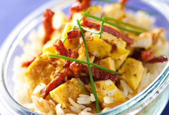 Riz Aux Oeufs Et Au Chorizo ~ Recettaire