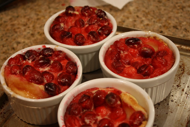 The Culinary Vampire: Cranberry orange clafoutis