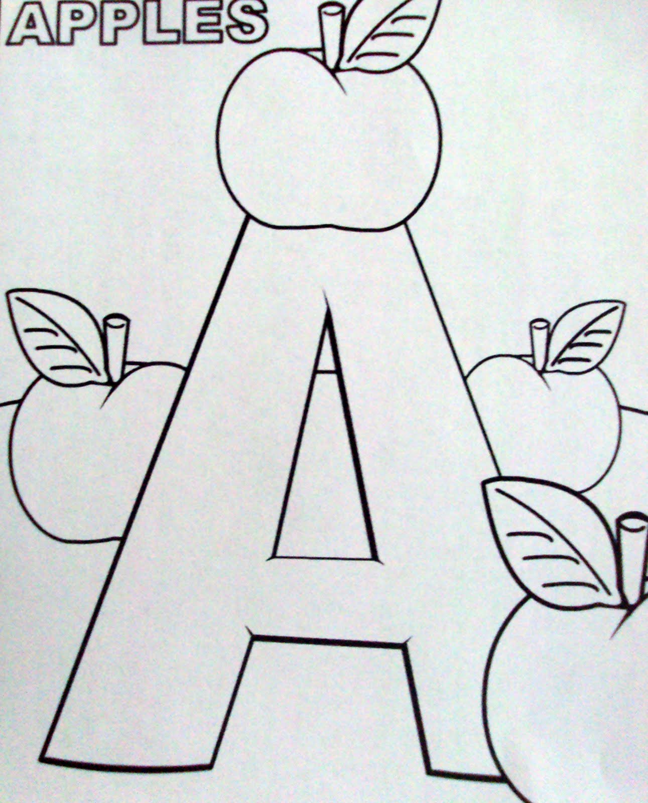 Mom's Tot School: Letter: A