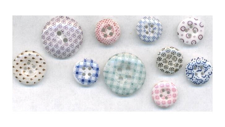 Musings of a 19th Century Woman: Calico Buttons