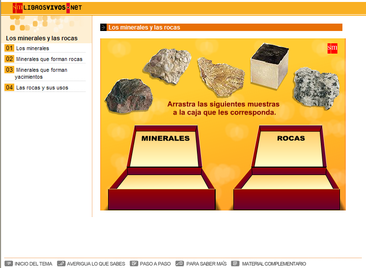 MilagroTIC: TEMA 4 - C. MEDIO - 5º - LAS ROCAS Y MINERALES - (Parte III)