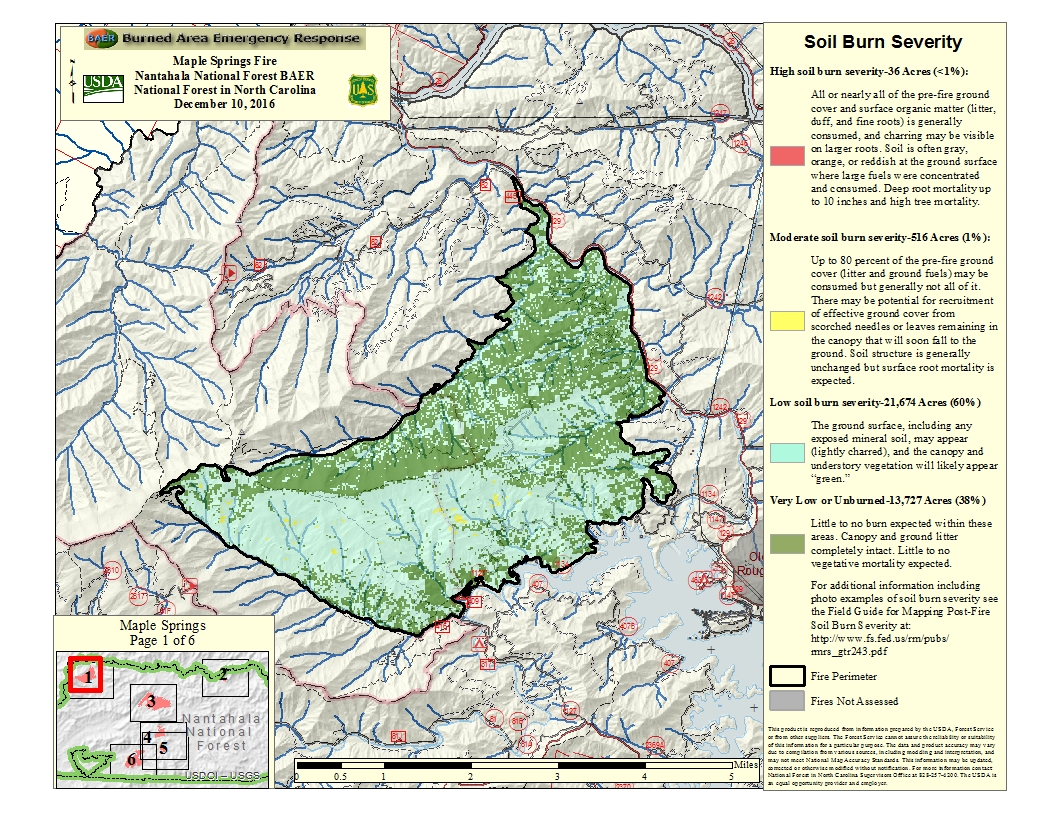 WNC Burn Area Emergency Response: 12/09/16 - BAER Burned Area Severity ...