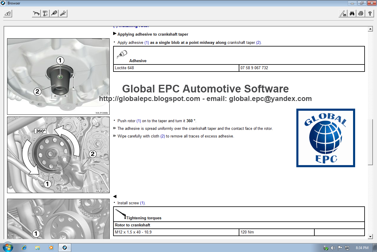 GLOBAL EPC AUTOMOTIVE SOFTWARE: BMW RSD MOTORRAD REPAIR & SERVICE DATA ...