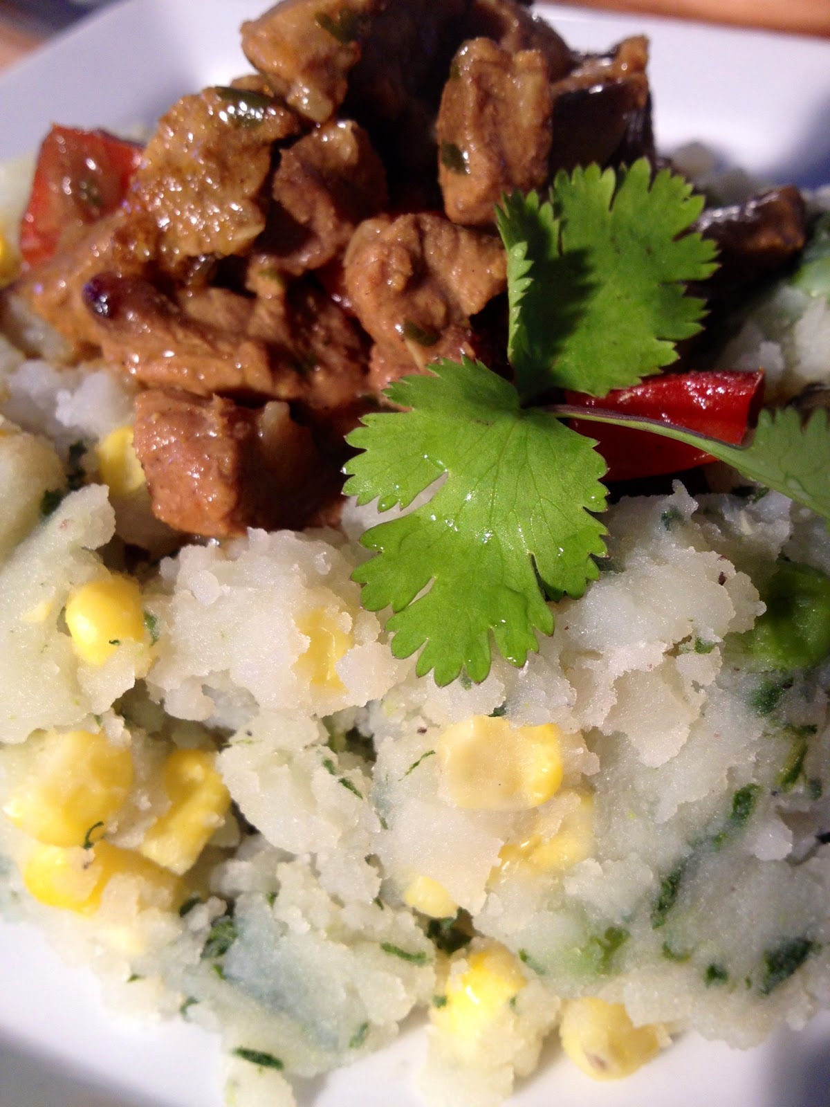 Stella's Meza: Kenyan Comfort (Irio, Beef Stew and Tropical Bread Pudding)