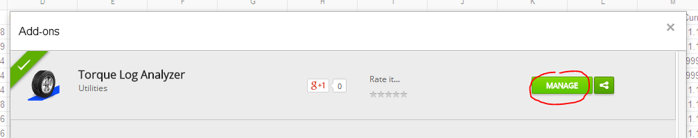 Torque Log Analyzer: Activating Torque Log Analyzer as a Google Sheets ...