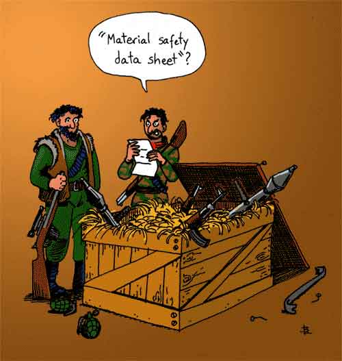 People in white coats: MSDS