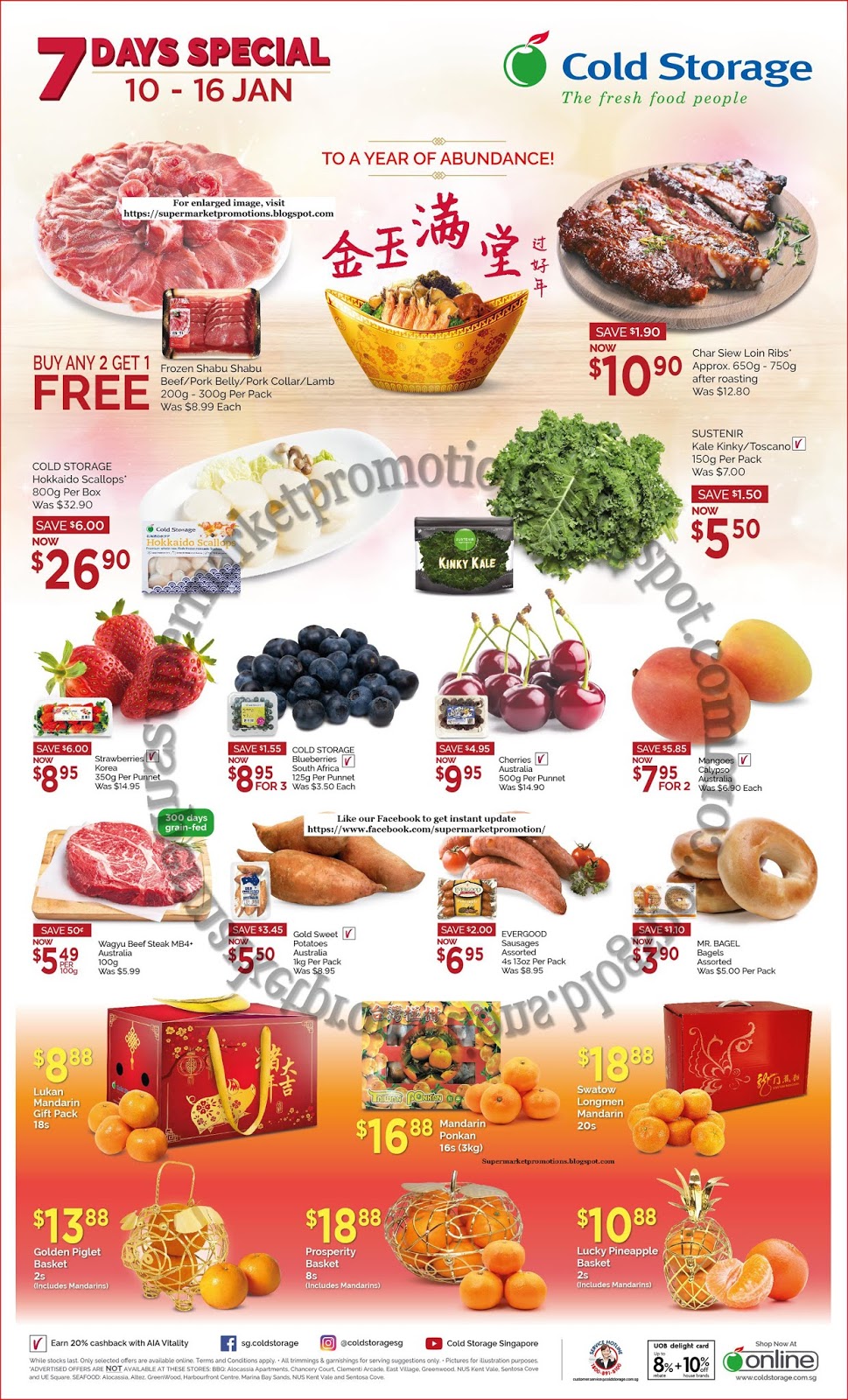 Cold Storage Weekly Promotion 10 - 16 January 2019 ~ Supermarket Promotions