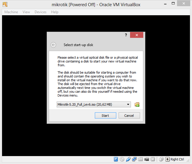 Cara Install Mikrotik Router OS di VM Virtualbox