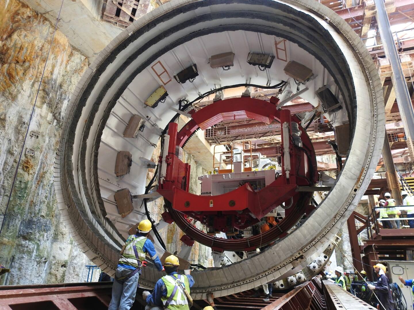 Thomson Line Construction: Upper Thomson - TBM Assembly
