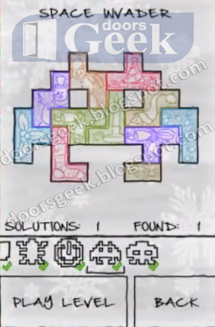 Doodle Fit [Electronic Games] - Space Invader ~ Doors Geek