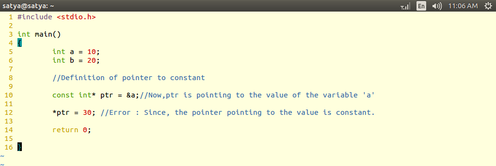 Emertxe Information Technologies: Pointer Constant & Constant Pointer - Differences