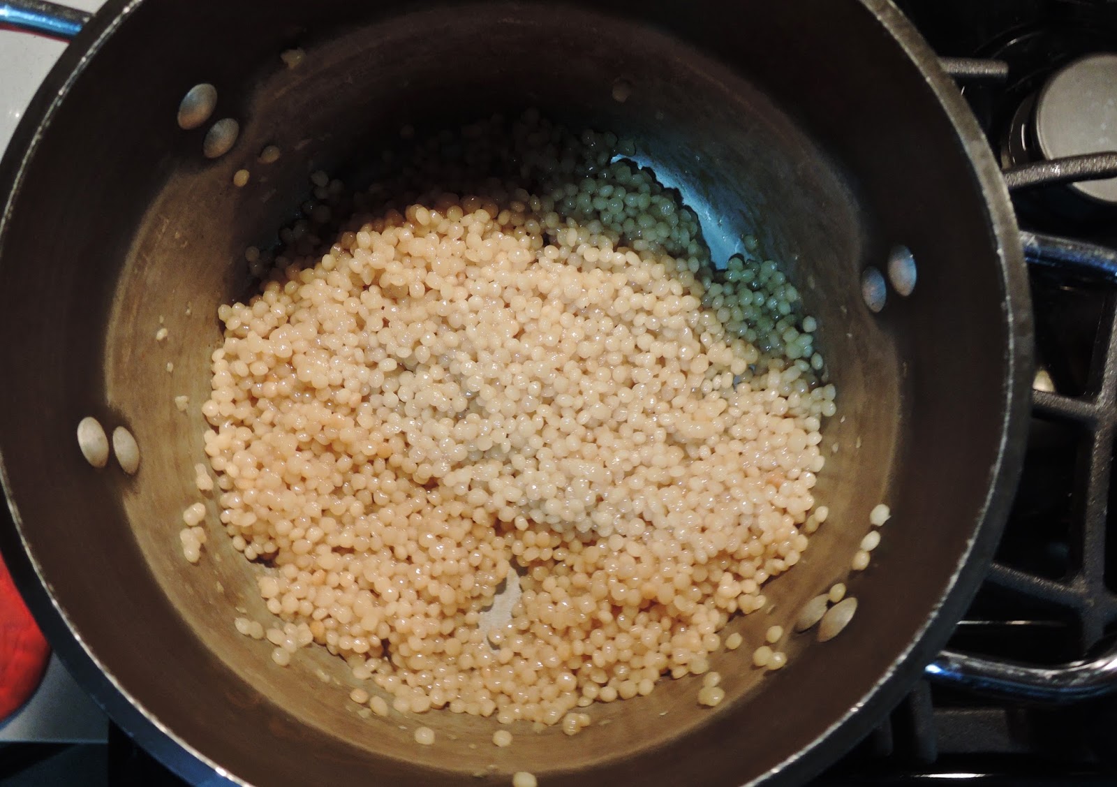 The Briny Lemon: Bacon and Egg Bowl with Couscous and Spinach