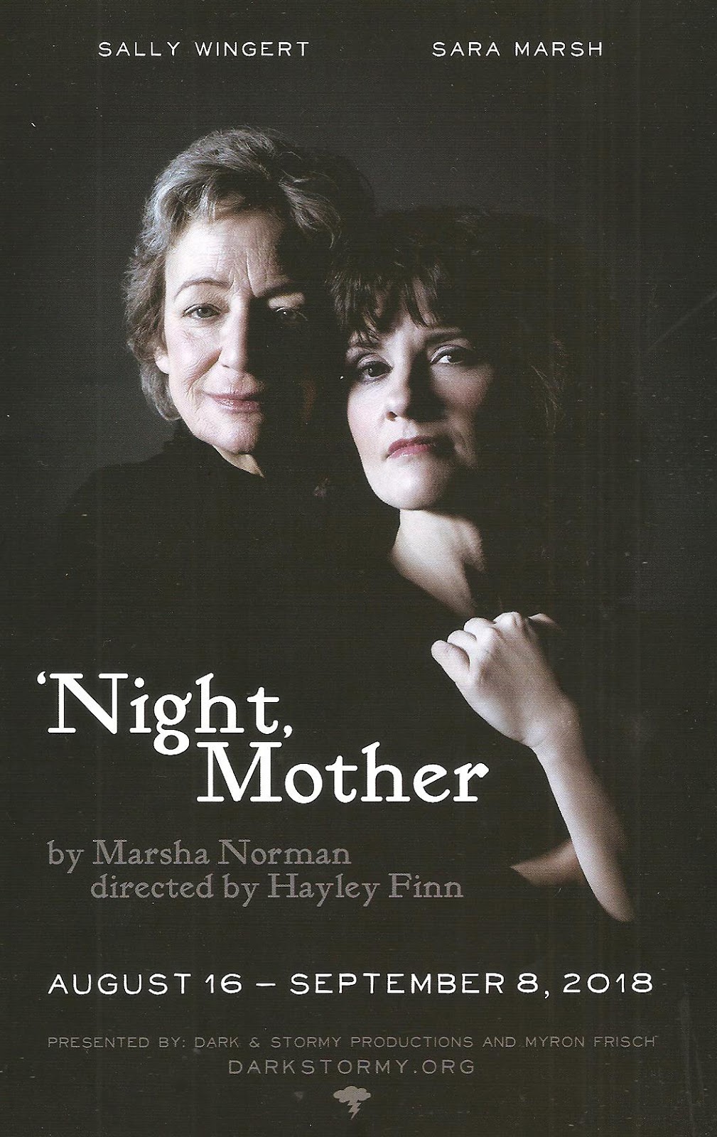 Cherry and Spoon: "'Night, Mother" by Dark and Stormy Productions at ...