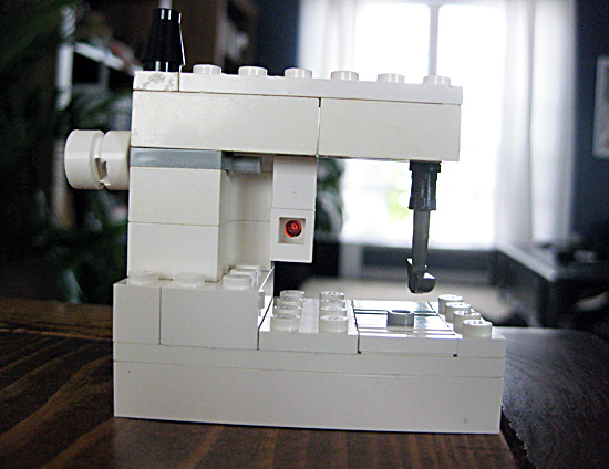 make me a quilt: My new Lego sewing machine!