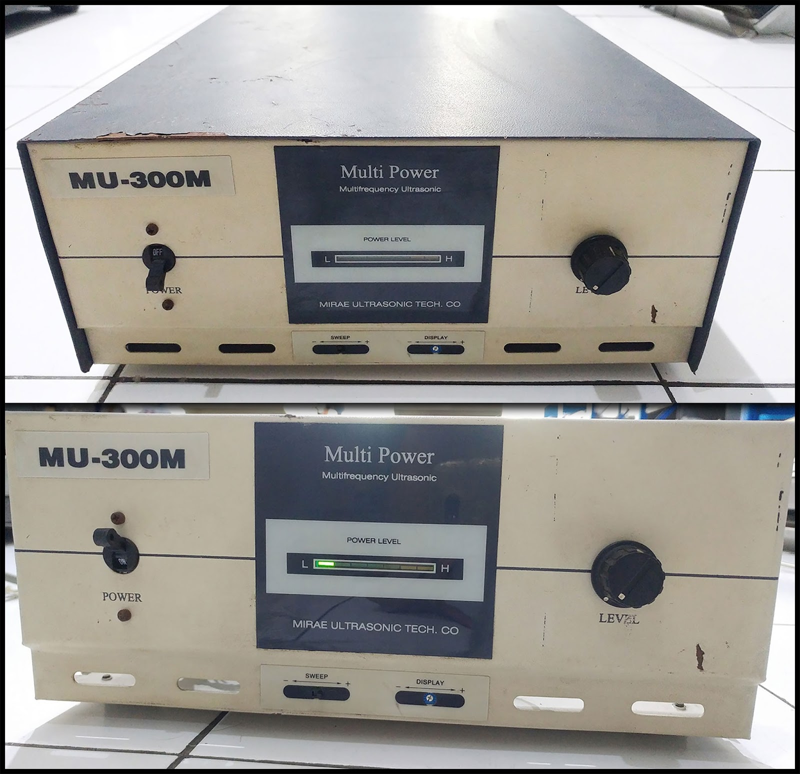 2nd MACHINE: Ultrasonic Cleaner Generator MU-300M 25kHz MIRAE Ultrasonic