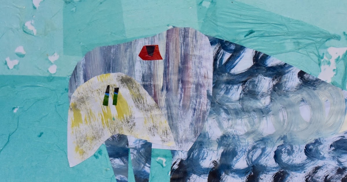 Doodlebug Dabblings: Eric Carle inspired collages