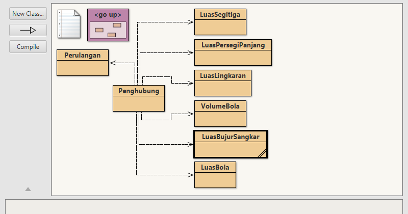 Java Script: MEMBUAT CODING BANGUN RUANG DENGAN PENGHUBUNG DAN PERULANGAN MENGGUNAKAN BLUE-J