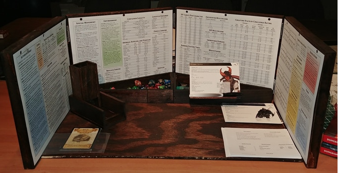 Gaming with the Gnomies: (Kickstarter) Legendary DM Screen of the Owlbear