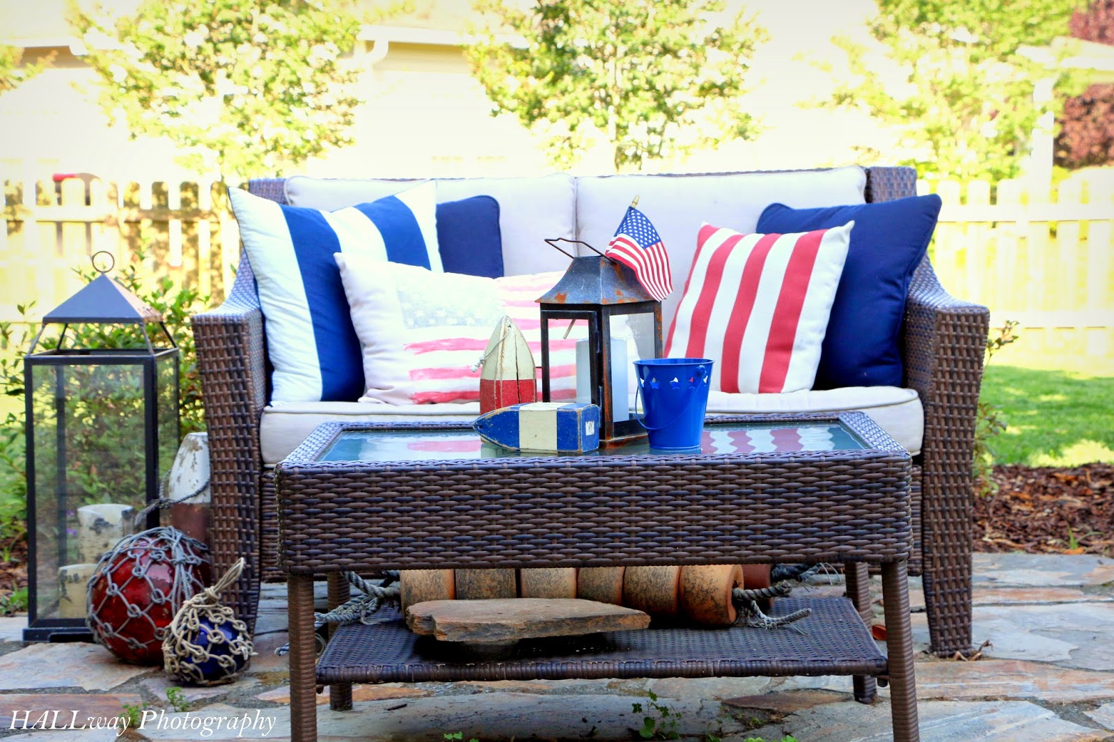 The HALLway: Life. Love. Simply Creative: Our Home: Red, White & Blue: