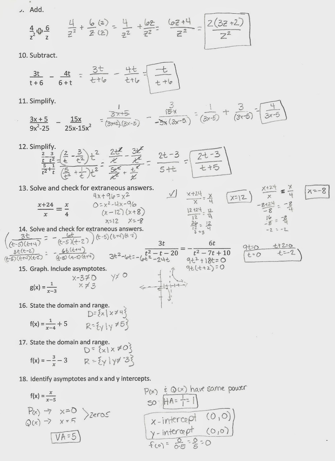 Algebra Alerts Algebra 1 And 2 Algebra 2 Chapter 9 Review Answers
