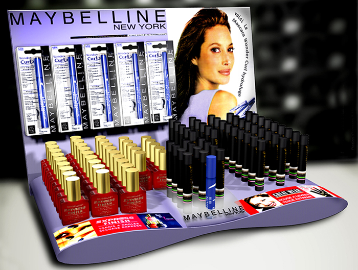 MAKE-UP TESTER DISPLAY © Maybelline New York 1998 | Somerset Harris Design