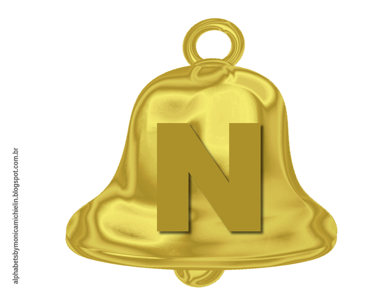 Monica Michielin Alphabets: SINO DE OURO ALFABETO (GOLD BELL ALPHABET)