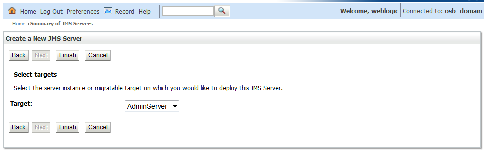 Mark S Blog Configure Weblogic Jms Resources