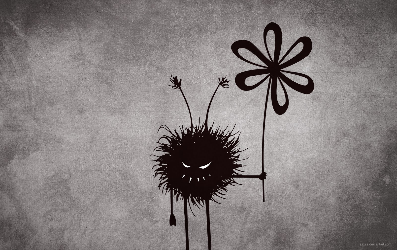 Evil flower bug vintage | Boriana Art Blog