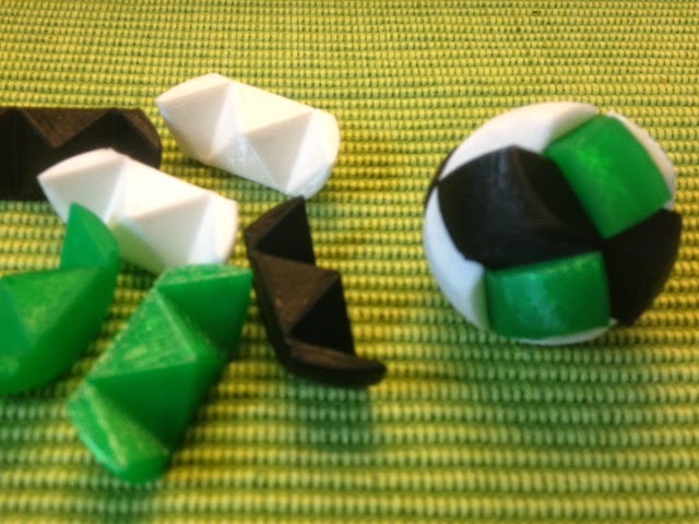 MakerHome: Day 239 - Six-piece ball puzzle