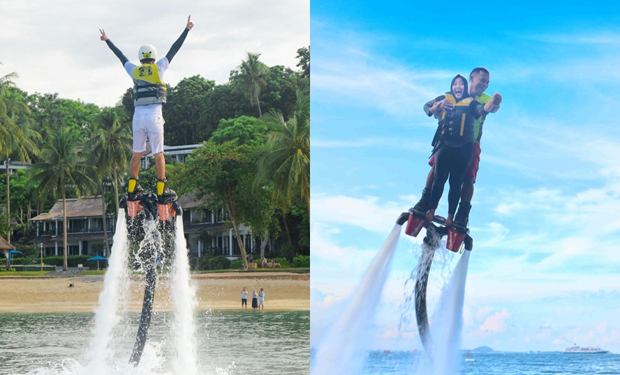 Flyboarding at Turi Beach Resort Nongsa Batam - Ayo Jelajahi Batam ...
