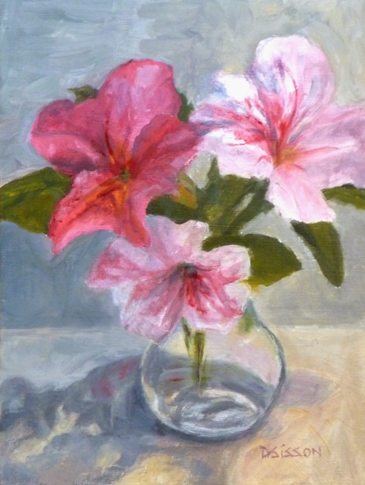 Daily Painting Projects: Encore Azaleas Oil Still Life Painting Flower ...