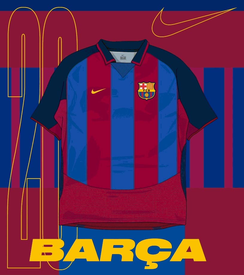 20 Years With Nike - Which Is The Best? Barça Home Kit History 1978 ...