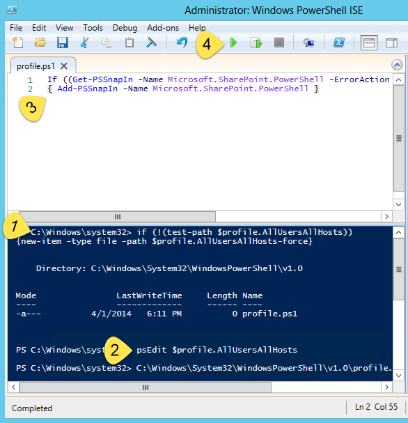 Majorbacons It Blog Adding Sharepoint 2013 Powershell Module Snapin