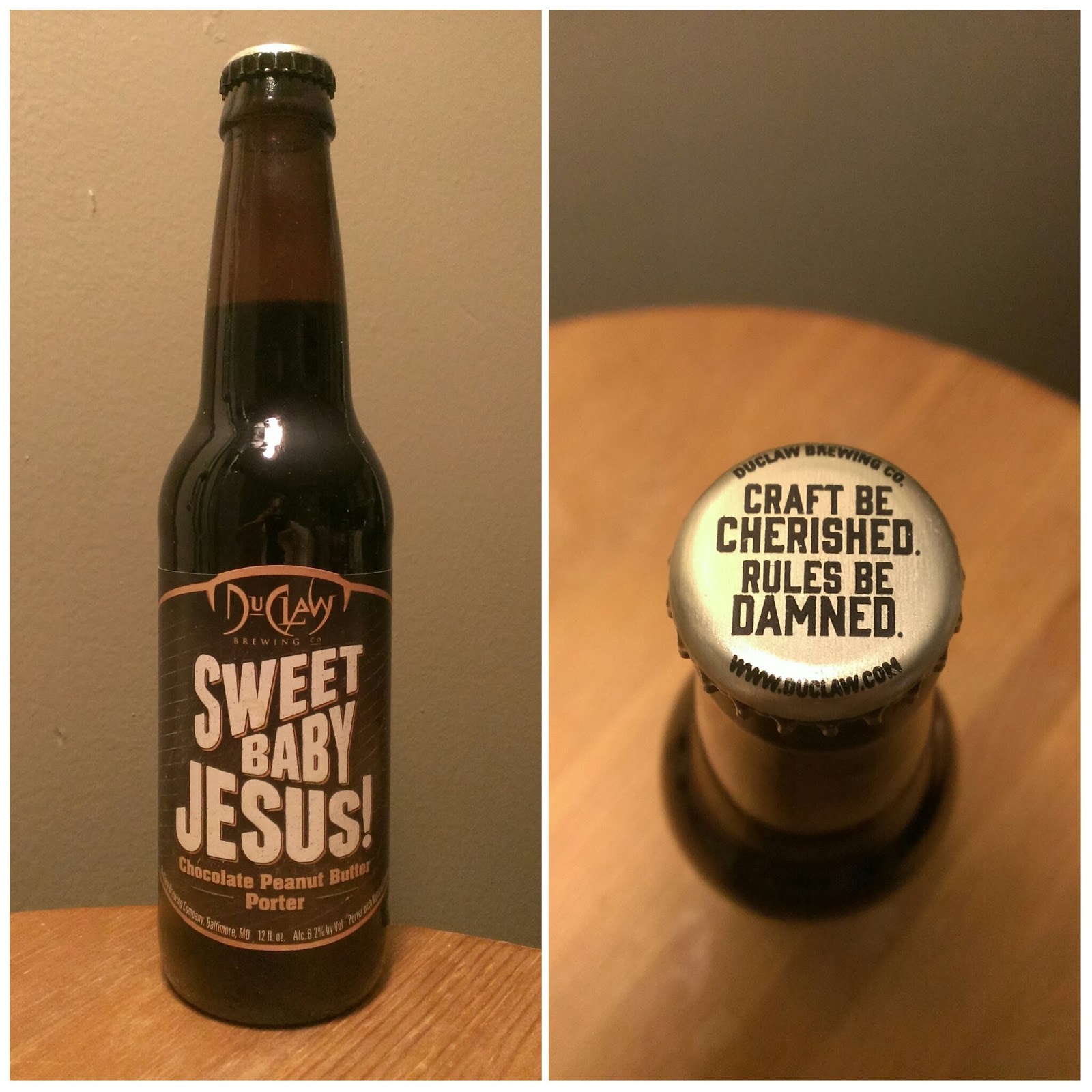 John's Beer Blog: 1/21/16: DuClaw Brewing Company's Sweet Baby Jesus!
