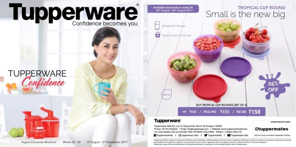 Tupperware India Flyer August 2017 - Tuppermates