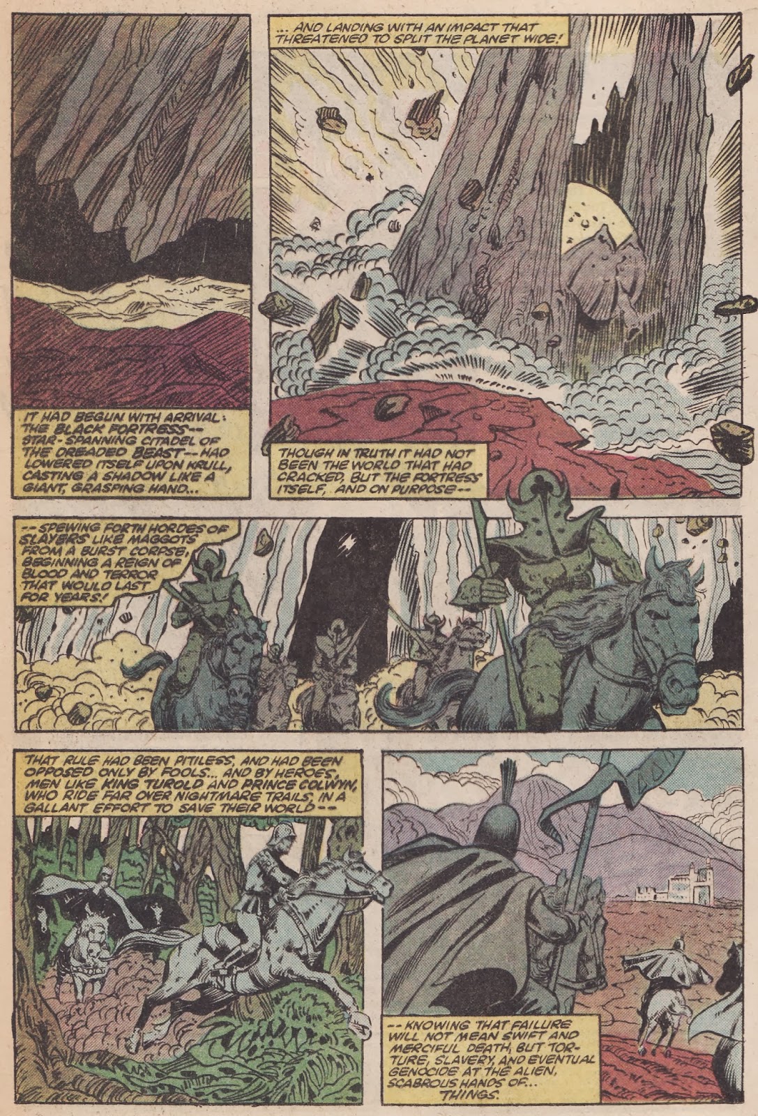 Off The Beaten Panel: Mystifying Marvels: Krull #1-2 (1983)