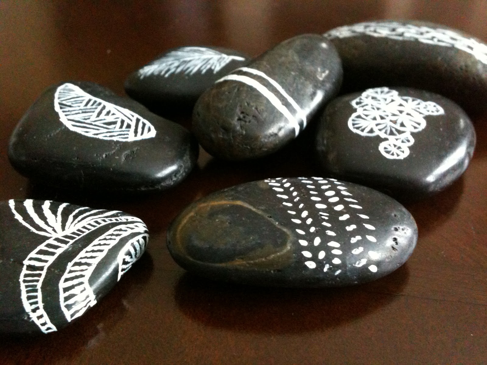 Holly Goes Lightly: Painted River Rocks