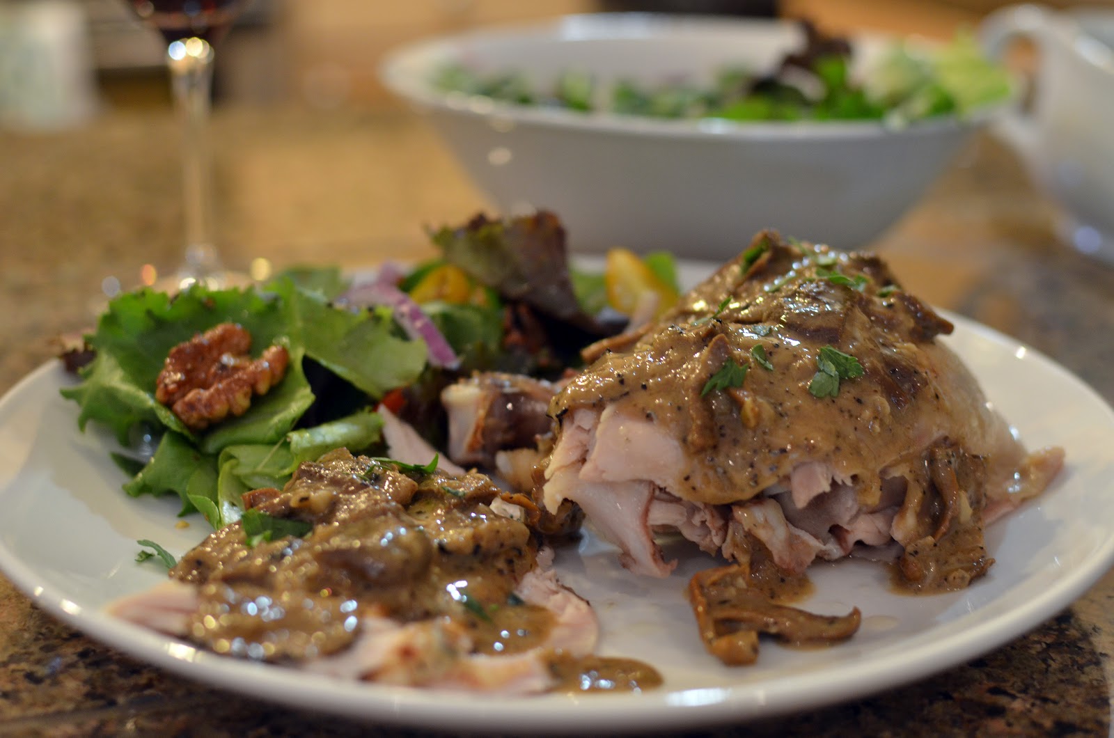 Jes' CrossFit Blog: Roasted Chicken with Black Truffles and Porcini ...