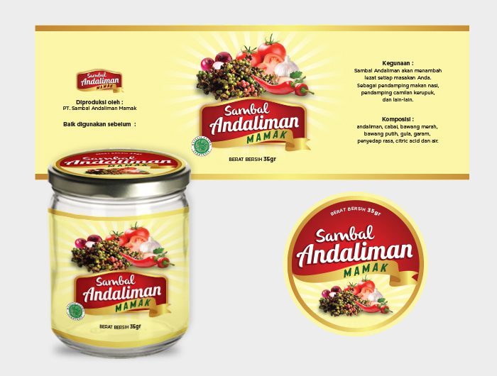 contoh Label kemasan makan dan minuman