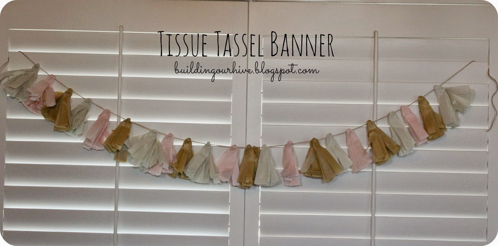 Tissue Tassel Banner