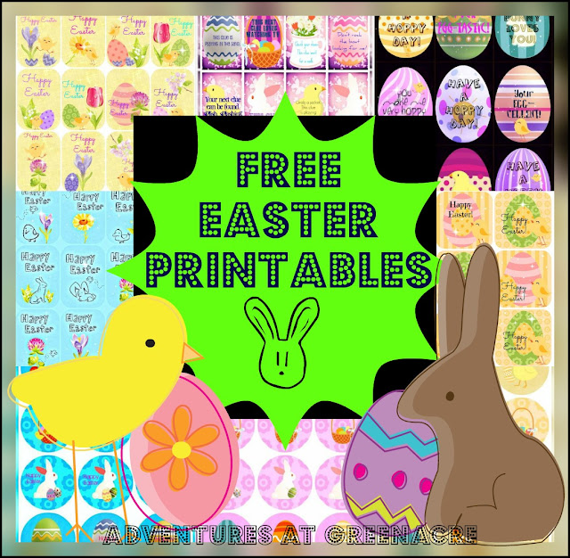 Adventures at Greenacre: Free Easter printables